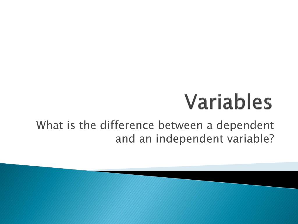 PPT - Variables PowerPoint Presentation, free download - ID:3845110