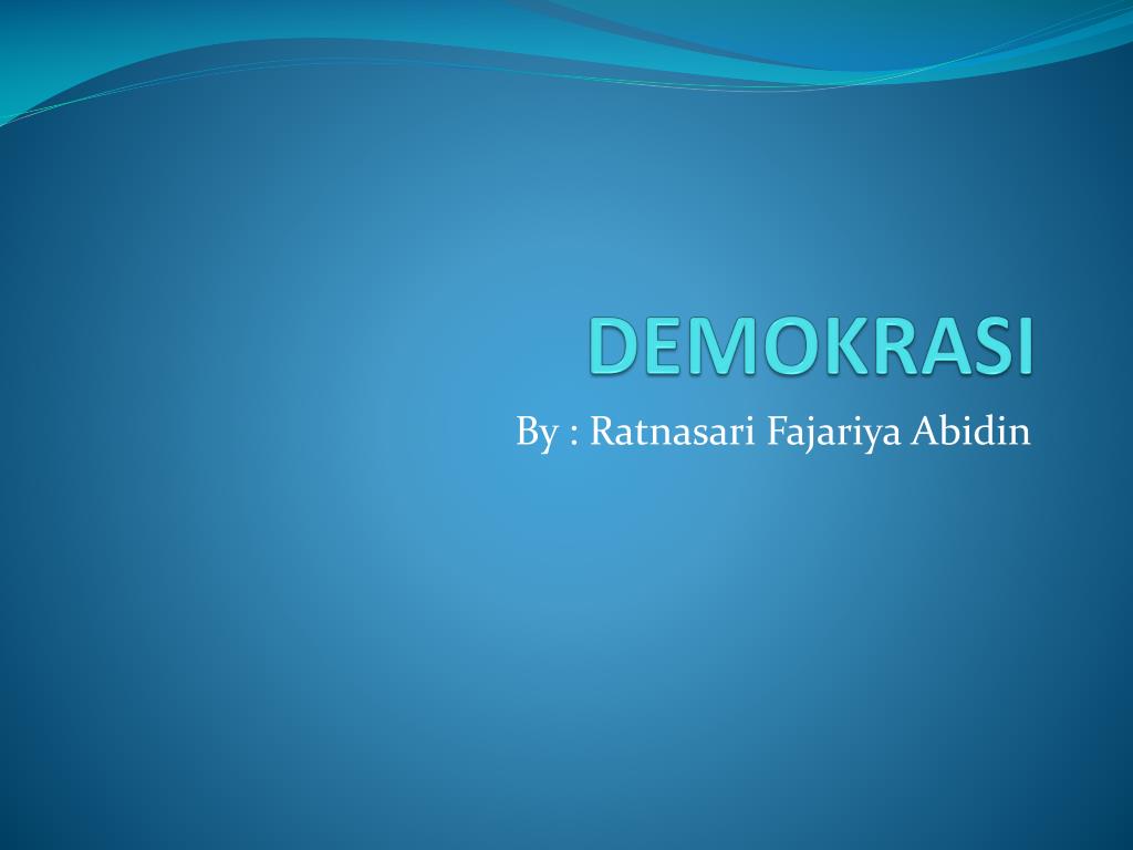 PPT - DEMOKRASI PowerPoint Presentation, free download - ID:3847252