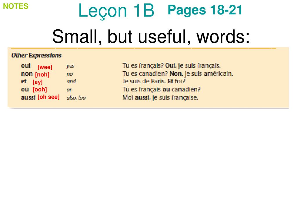 PPT - Small, but useful, words: PowerPoint Presentation, free download ...