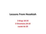 PPT - Hezekiah PowerPoint Presentation, free download - ID:5178933