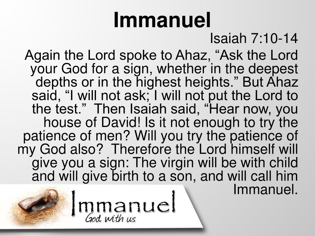 PPT - Immanuel PowerPoint Presentation, free download - ID:3850046