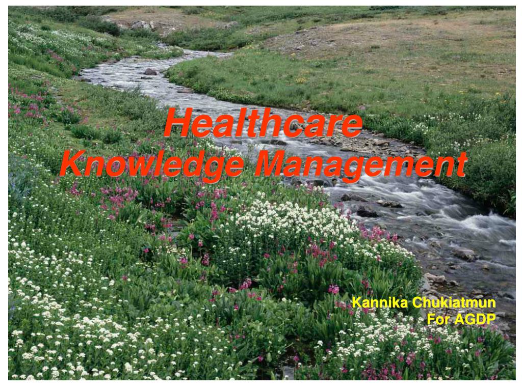 PPT - Healthcare Knowledge Management PowerPoint Presentation, free ...