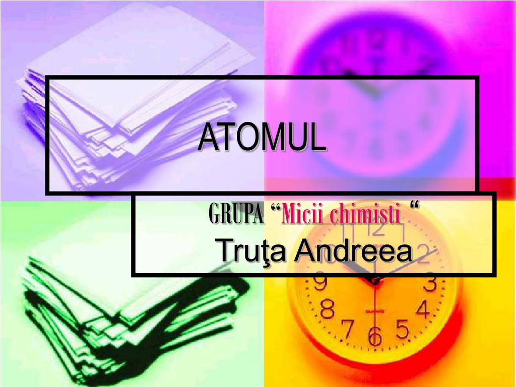 PPT - ATOMUL PowerPoint Presentation, free download - ID:3853214