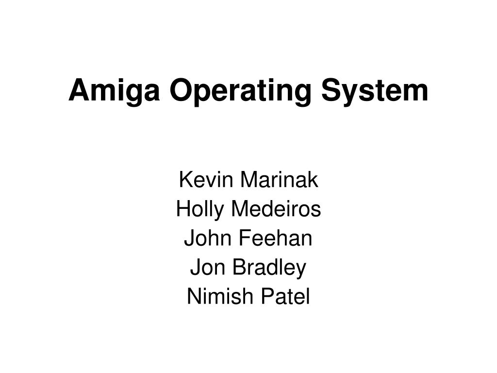 PPT - Amiga Operating System PowerPoint Presentation, free download ...