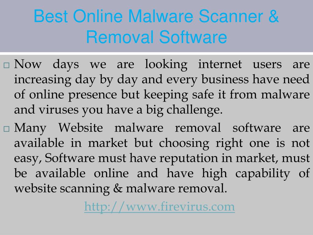 PPT - Best Online Malware Scanner & Removal Software PowerPoint ...