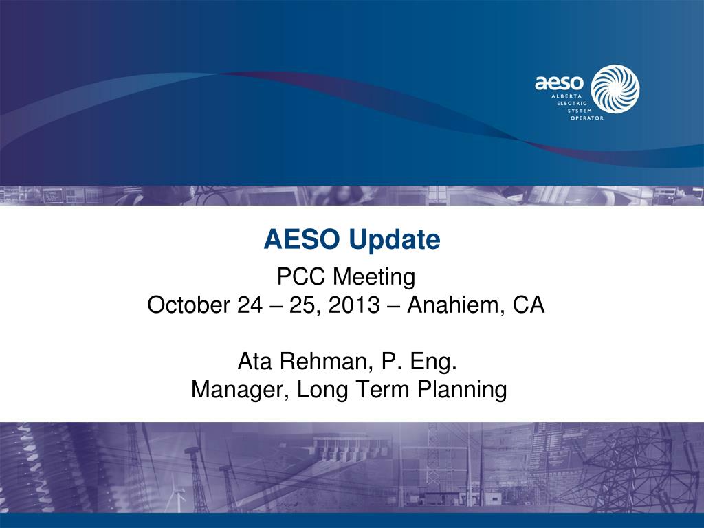 PPT - AESO Update PowerPoint Presentation, free download - ID:3855516