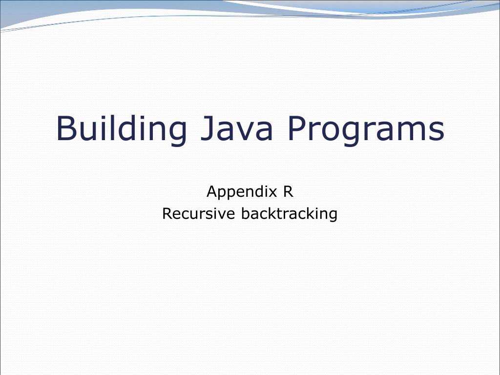 PPT - Building Java Programs PowerPoint Presentation, free download - ID:3856185