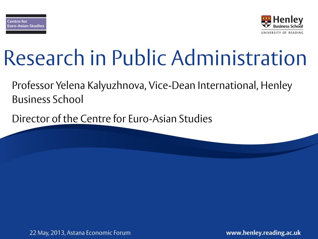 PPT - Research in Public Administration PowerPoint Presentation, free ...