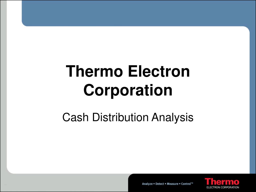 PPT - Thermo Electron Corporation PowerPoint Presentation, free ...