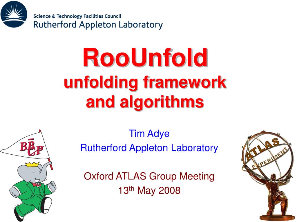 PPT - RooUnfold unfolding framework and algorithms PowerPoint ...