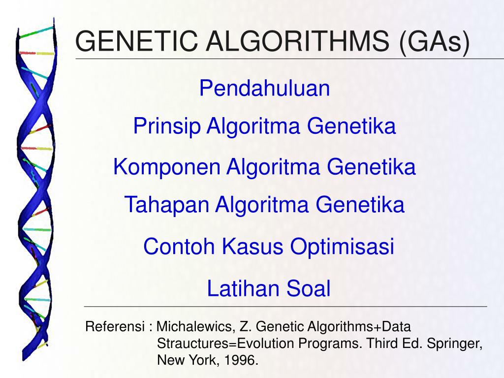 PPT - GENETIC ALGORITHMS (GAs) PowerPoint Presentation, free download ...