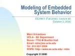 PPT - Applications of Embedded System PowerPoint Presentation, free download - ID:7604135