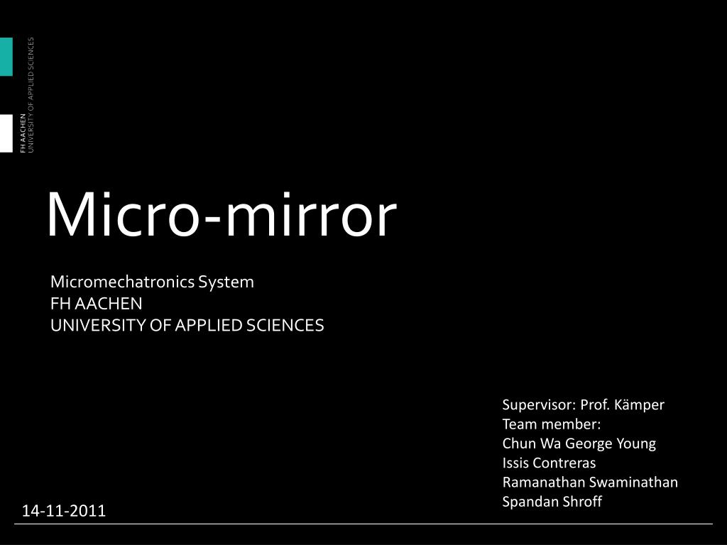 PPT - Micro-mirror PowerPoint Presentation, free download - ID:3861039