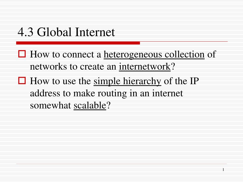 PPT - 4.3 Global Internet PowerPoint Presentation, free download - ID ...
