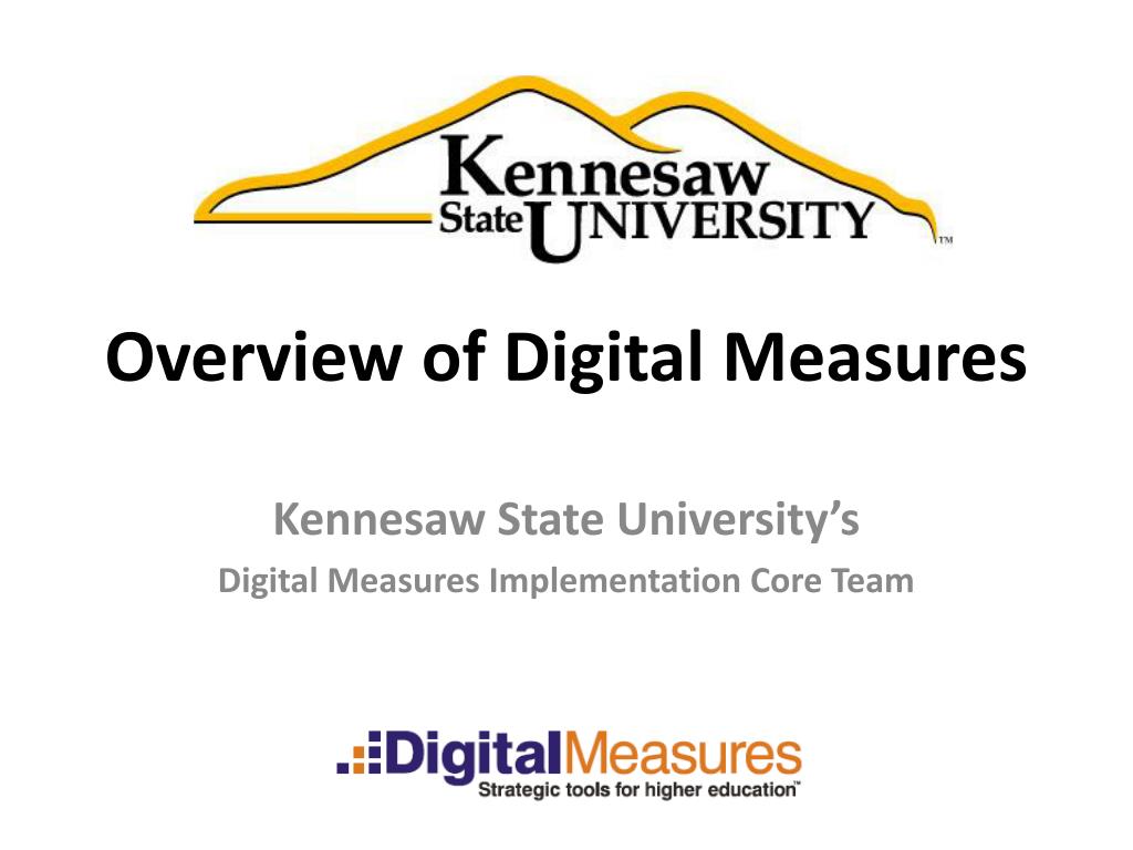 PPT - Overview of Digital Measures PowerPoint Presentation, free ...