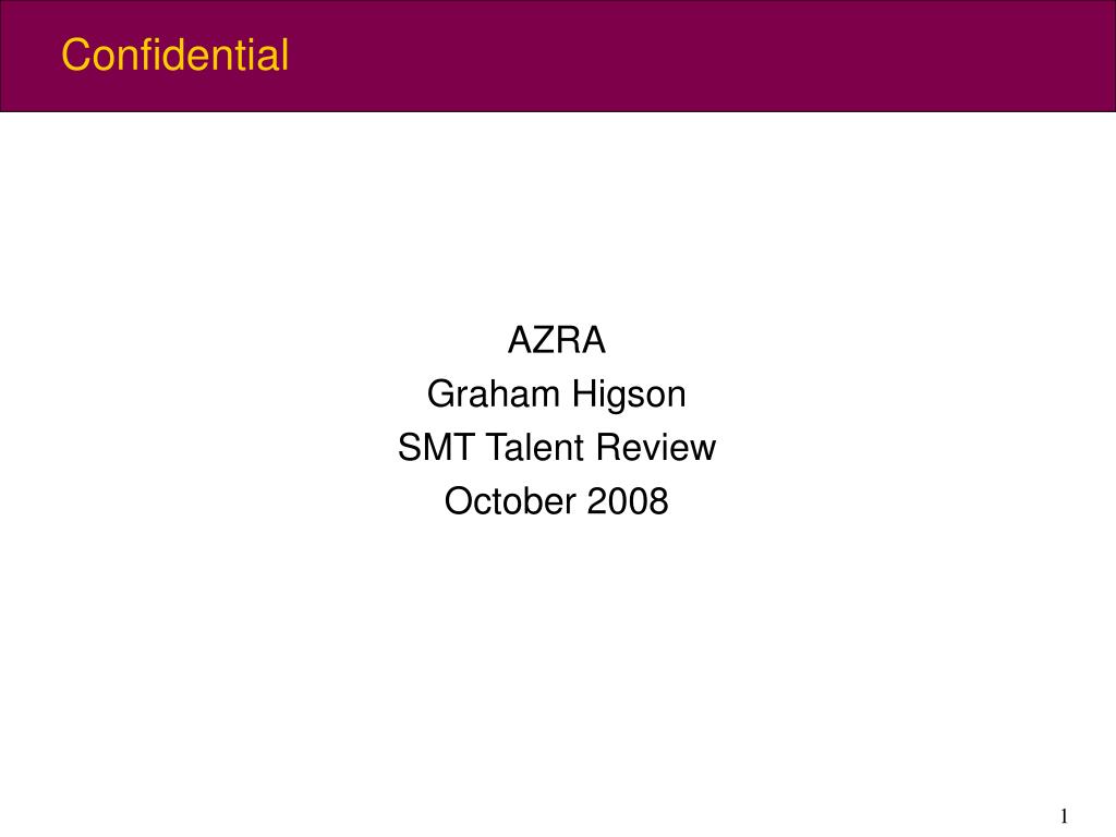 PPT - Confidential PowerPoint Presentation, free download - ID:3865871