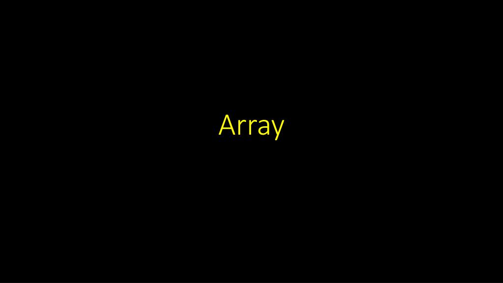 PPT - Array PowerPoint Presentation, free download - ID:3866683