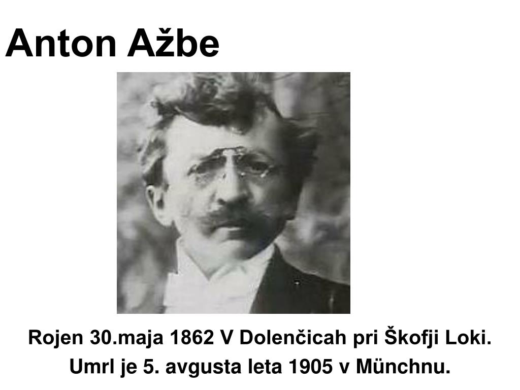 PPT - Anton Ažbe PowerPoint Presentation, free download - ID:3867447