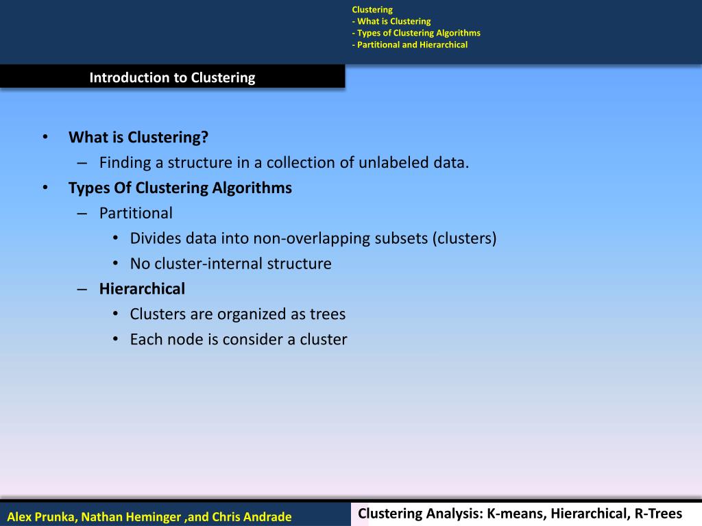 PPT - Introduction to Clustering PowerPoint Presentation, free download ...