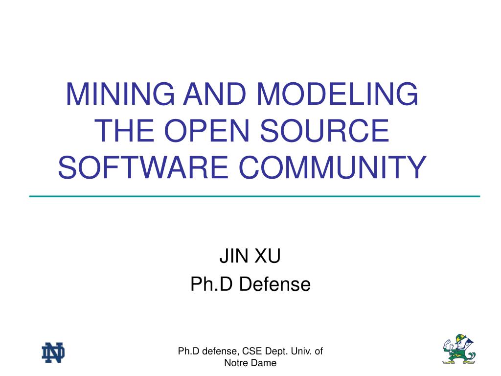 PPT - Modeling and Analyzing Open Source Software Communities ...