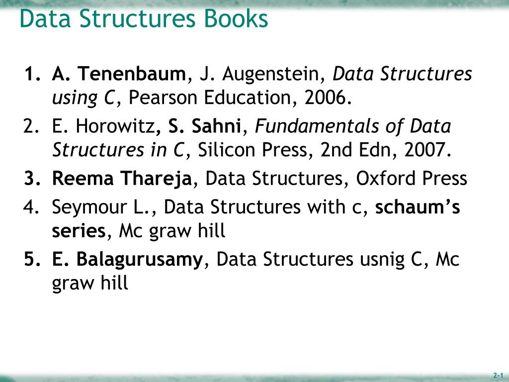 PPT - Data Structures Books PowerPoint Presentation, free download - ID ...
