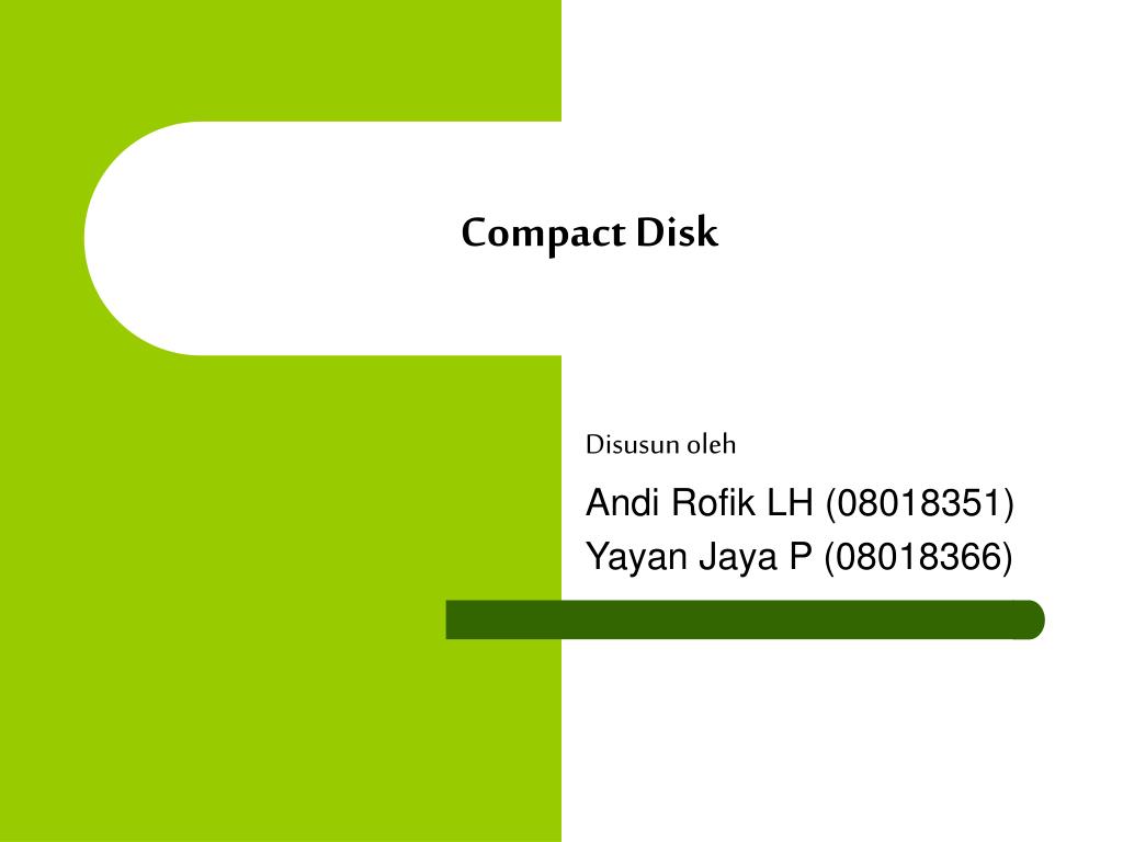 PPT - Compact Disk PowerPoint Presentation, free download - ID:3870549