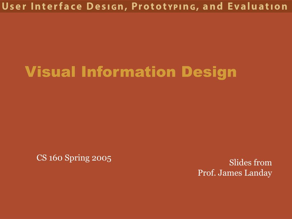 PPT - Visual Information Design PowerPoint Presentation, free download ...
