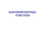 PPT - Endocrine Control of Gastrointestinal Function PowerPoint ...