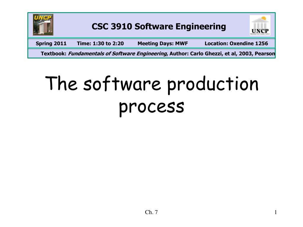 PPT - The software production process PowerPoint Presentation, free ...