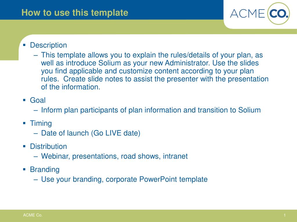 PPT - How to use this template PowerPoint Presentation, free download ...