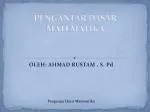 PPT - PENGANTAR STATISTIKA DASAR PowerPoint Presentation, free download ...