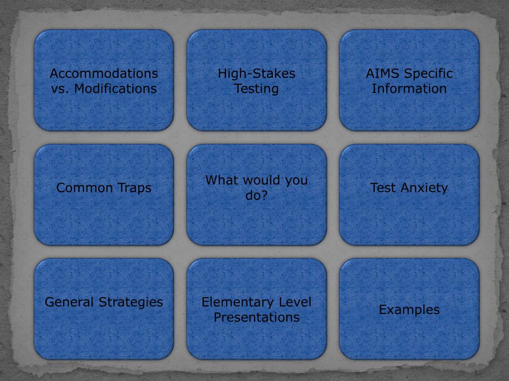 PPT - Accommodations vs. Modifications PowerPoint Presentation, free ...