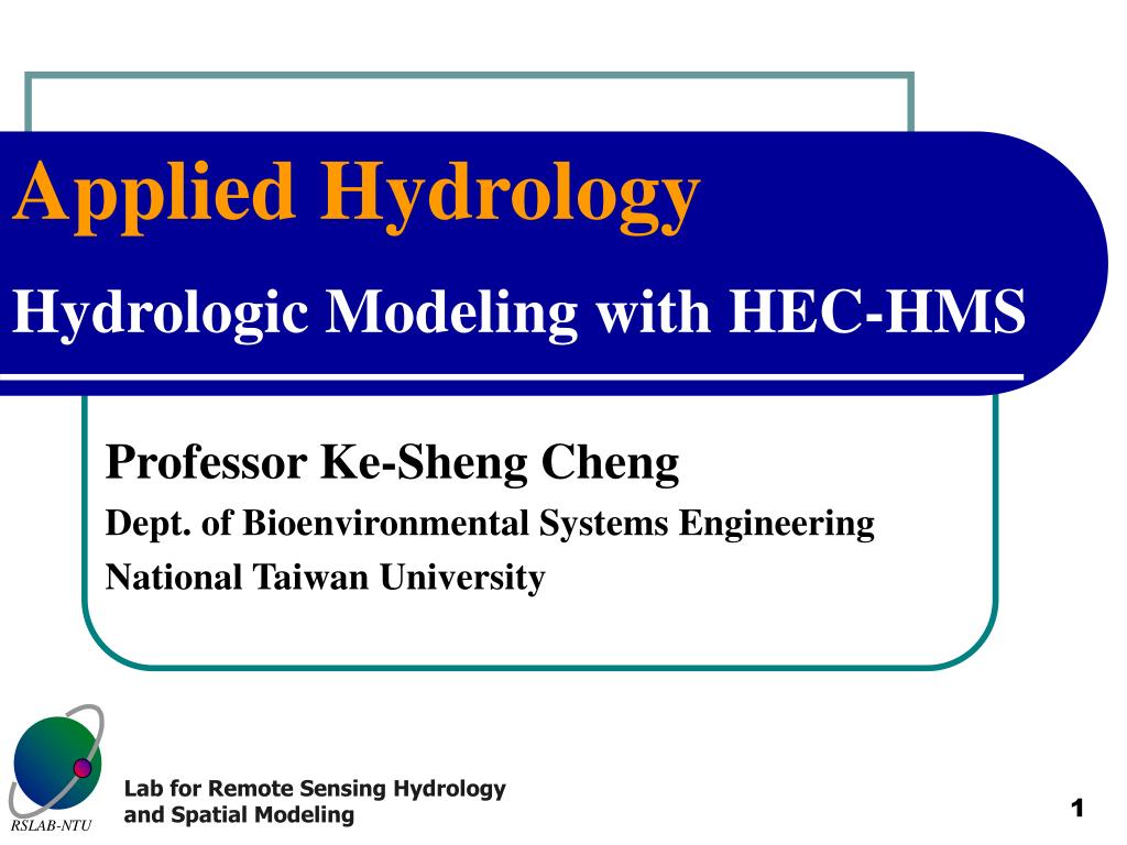 PPT - Hydrologic Modeling with HEC-HMS PowerPoint Presentation, free ...