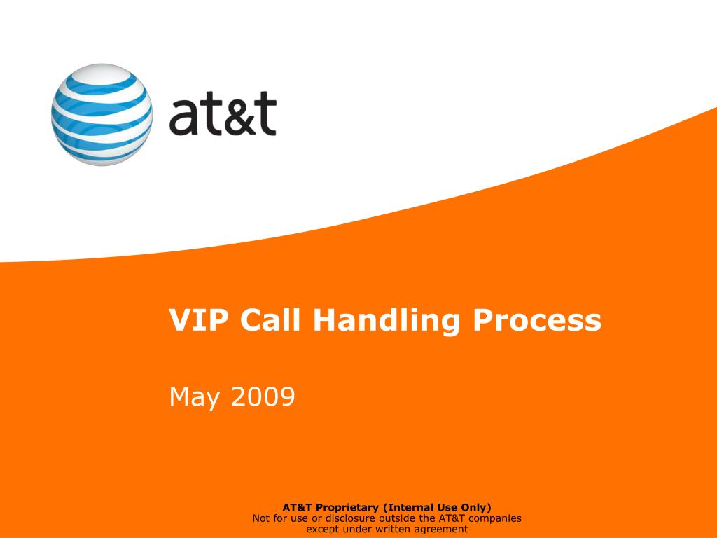 PPT - VIP Call Handling Process PowerPoint Presentation, free download ...
