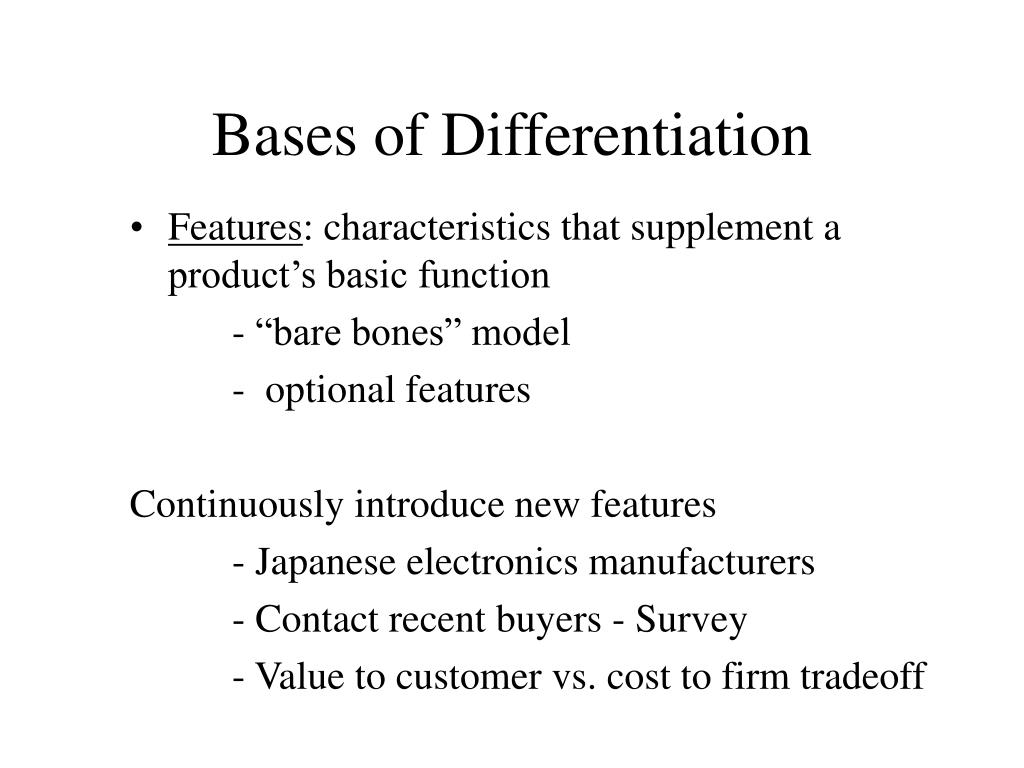 PPT - Bases of Differentiation PowerPoint Presentation, free download ...