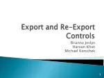 PPT - Introduction to Export Controls PowerPoint Presentation, free ...