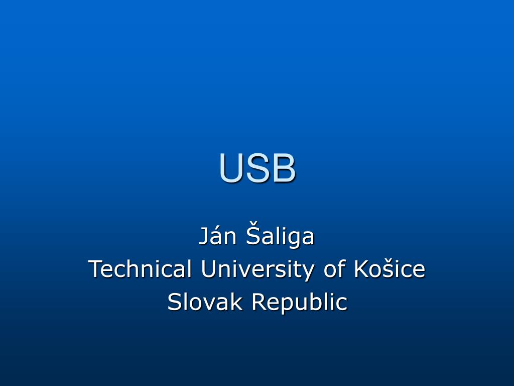 PPT - USB PowerPoint Presentation, free download - ID:3890728