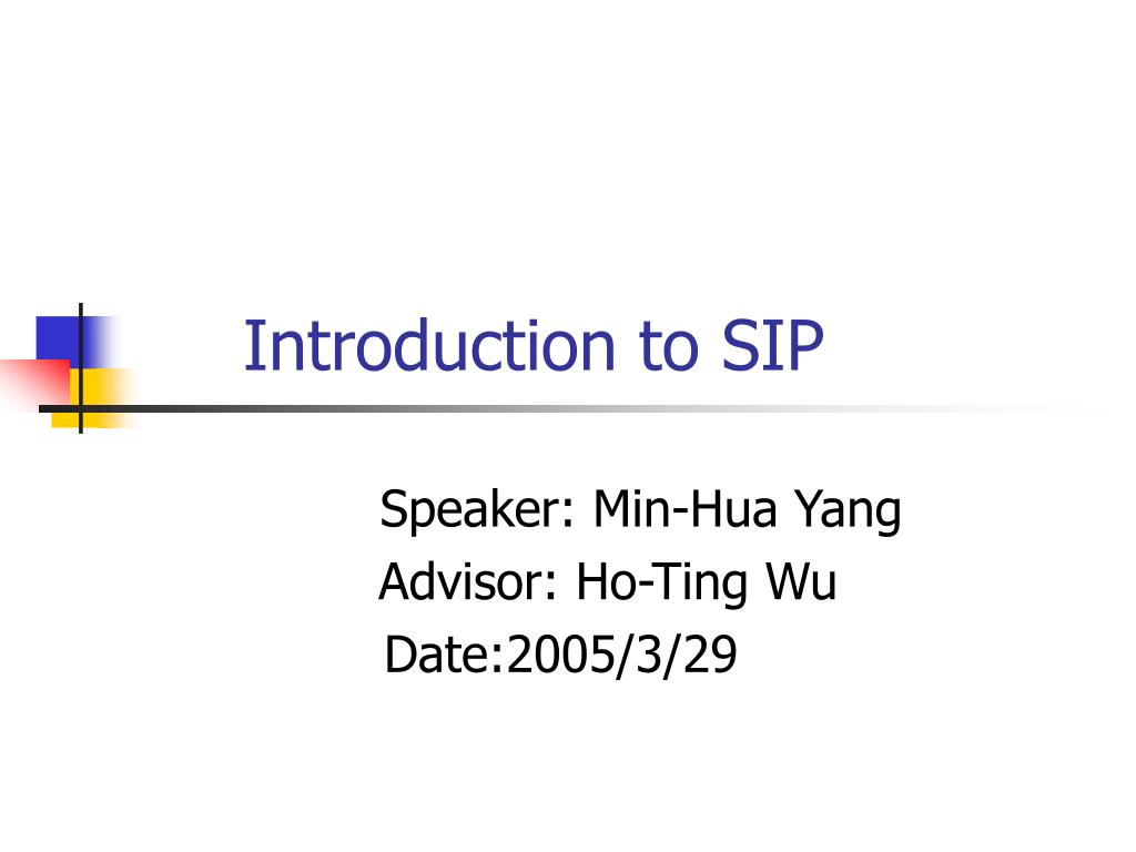 PPT - Introduction to SIP PowerPoint Presentation, free download - ID ...