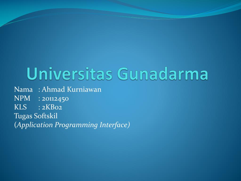 PPT - Universitas Gunadarma PowerPoint Presentation, free download - ID ...