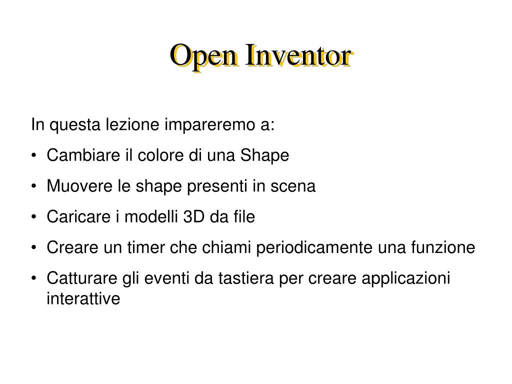 PPT - Open Inventor PowerPoint Presentation, free download - ID:3892278