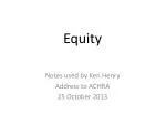 PPT - Equity Theory PowerPoint Presentation, free download - ID:4070419