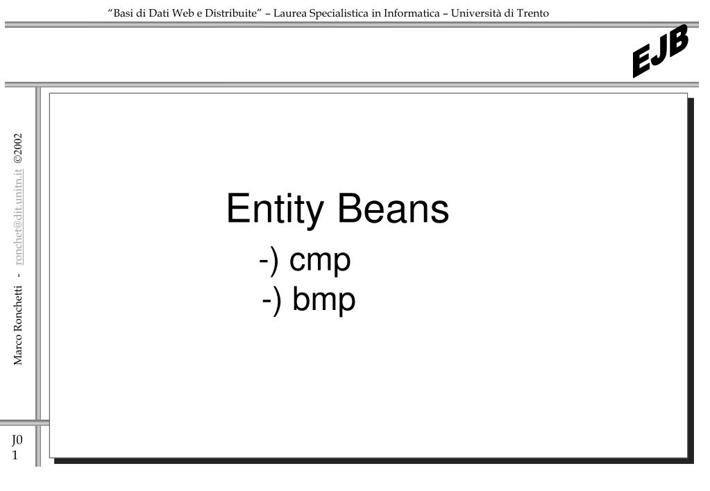 PPT - Entity Beans -) cmp -) bmp PowerPoint Presentation, free download ...