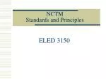 PPT - Principles and Standards for School Mathematics PowerPoint ...
