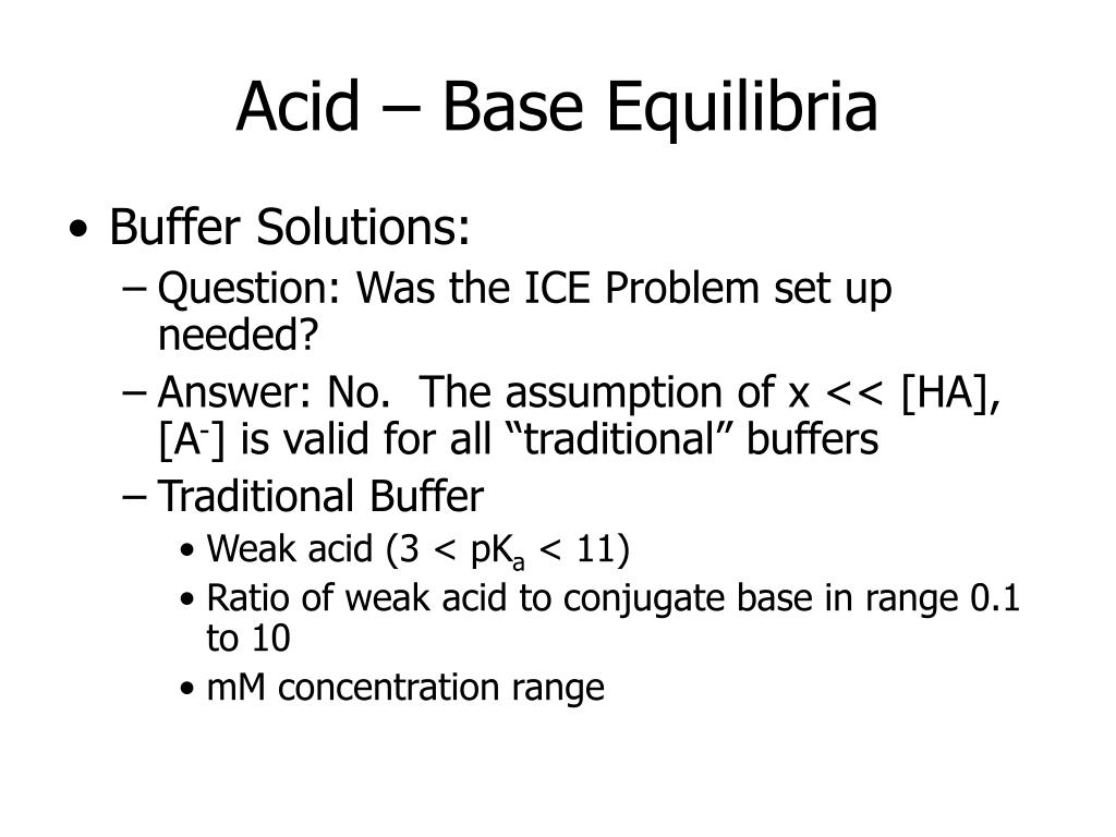 PPT - Acid – Base Equilibria PowerPoint Presentation, free download ...