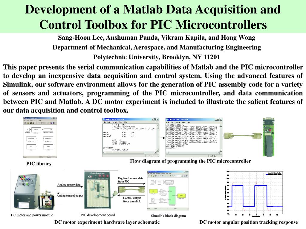 PPT - Development of a Matlab Data Acquisition and Control Toolbox for PIC Microcontrollers ...