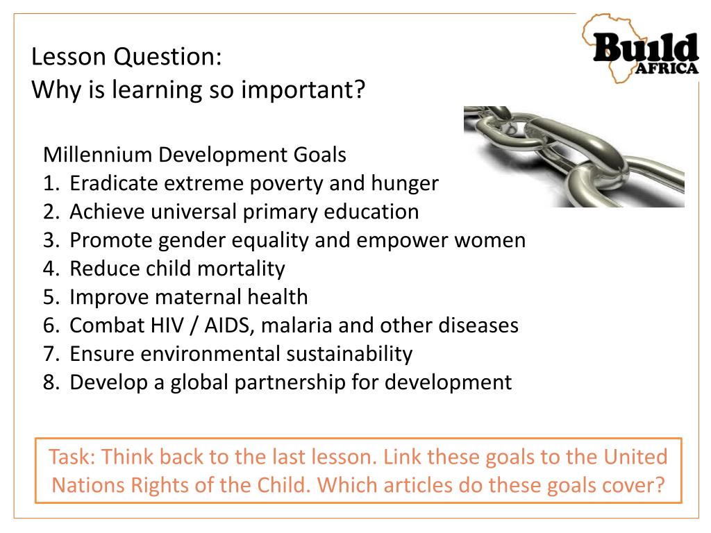 PPT - Lesson Question: Why is learning so important? PowerPoint ...