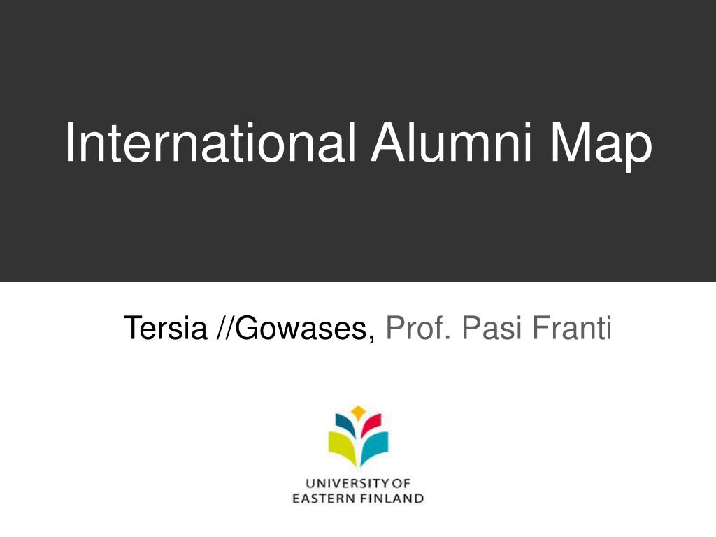 PPT - International Alumni Map PowerPoint Presentation, free download ...