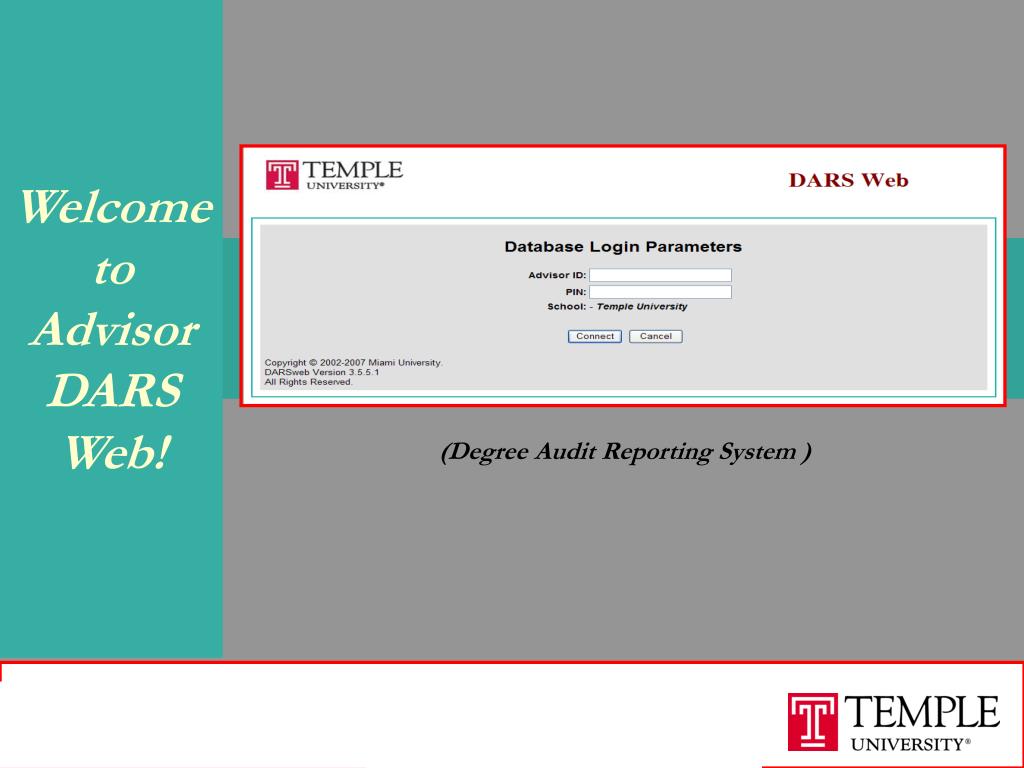 PPT - Welcome to Advisor DARS Web! PowerPoint Presentation, free download - ID:3901491