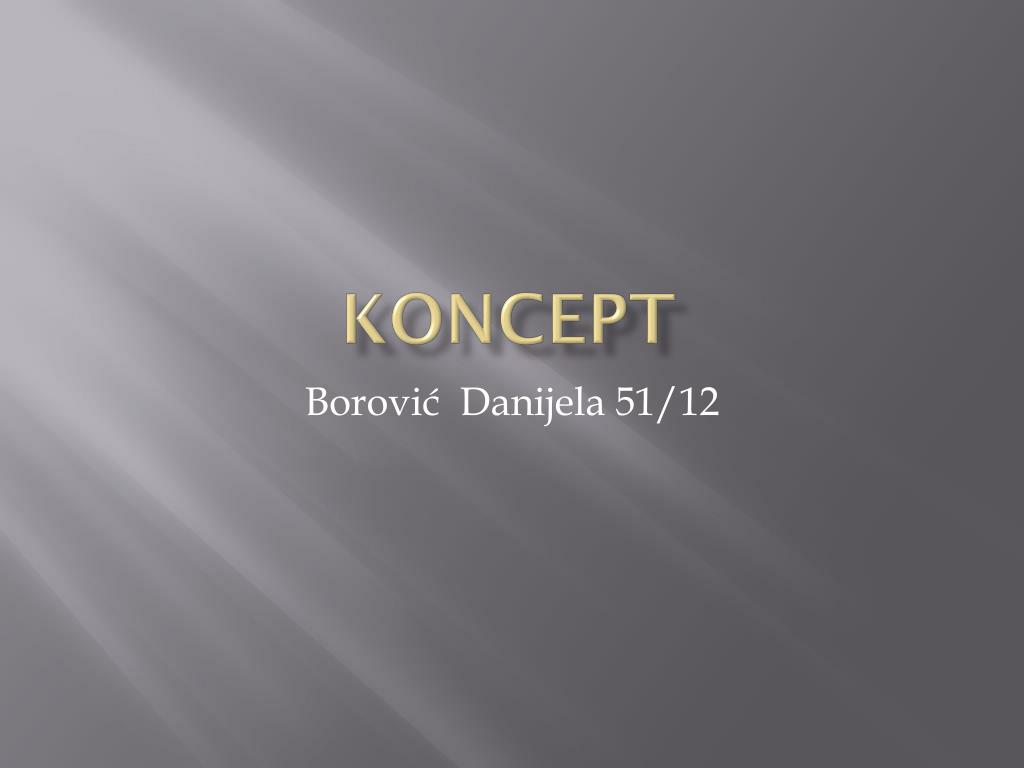PPT - KONCEPT PowerPoint Presentation, free download - ID:3901557