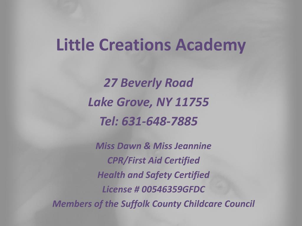 PPT - Little Creations Academy: Nurturing Early Learning in Lake Grove ...